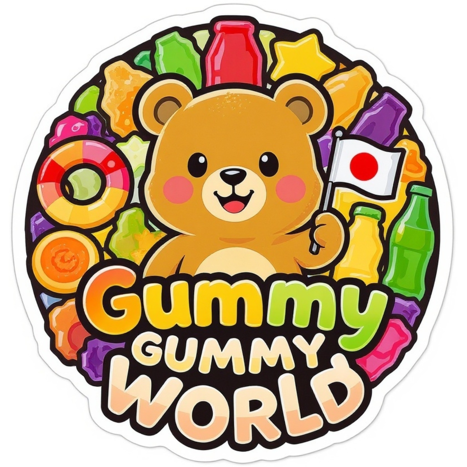 Fettuccine Gummy Candy - Fruit Tea Flavor [ Bourbon ] 【Direct from ...