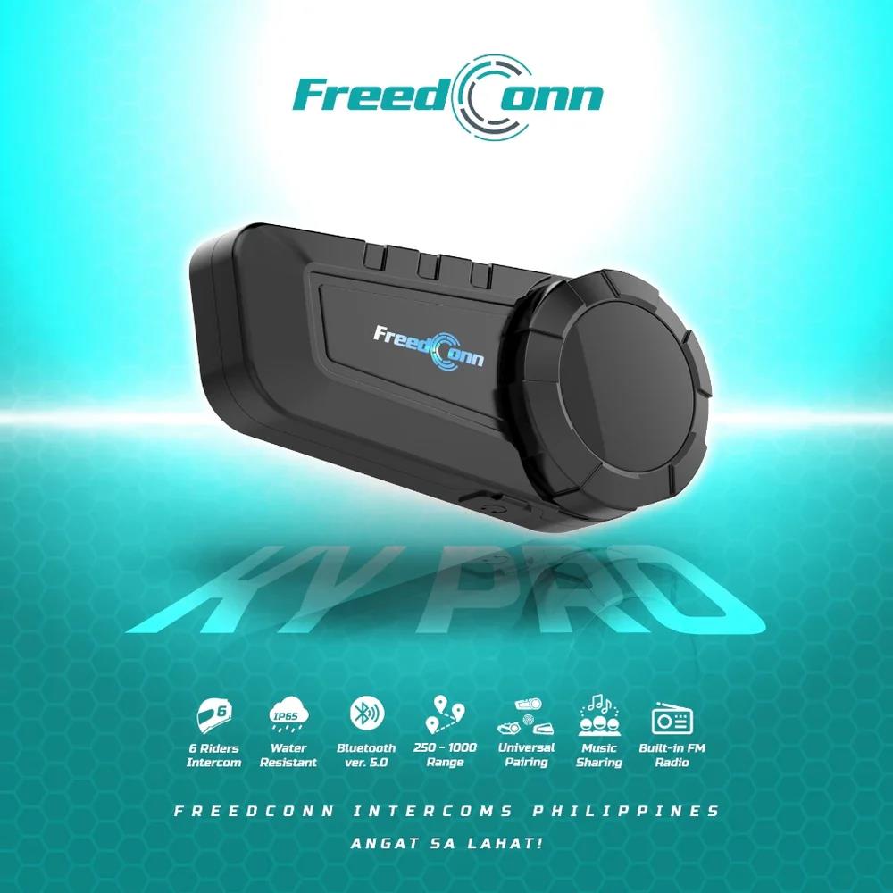 FreedConn KY-PRO Motorcycle Helmet Intercom Bluetooth Headset Talking ...