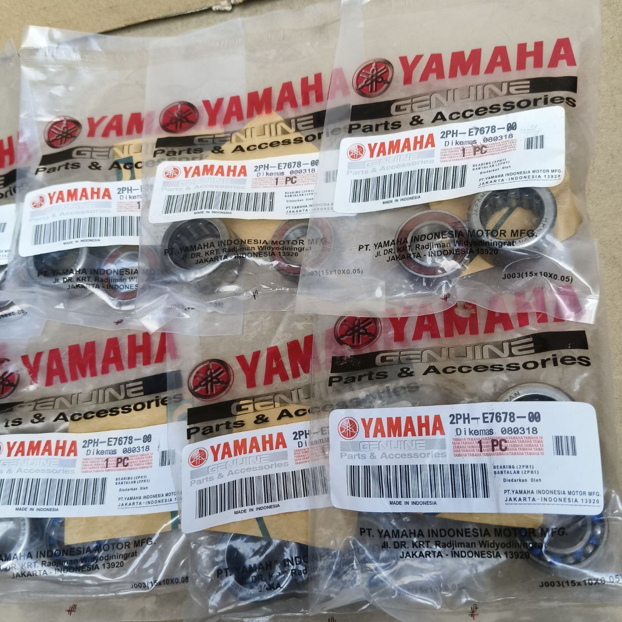 Torque Drive Bearing Mio i125/M3/SZ/Soul i125 GT/Mxi125. 2PH-E7412-00 ...