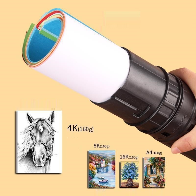 Waterproof Telescopic Drawing Tube Case Blueprint & Engineering Plan ...