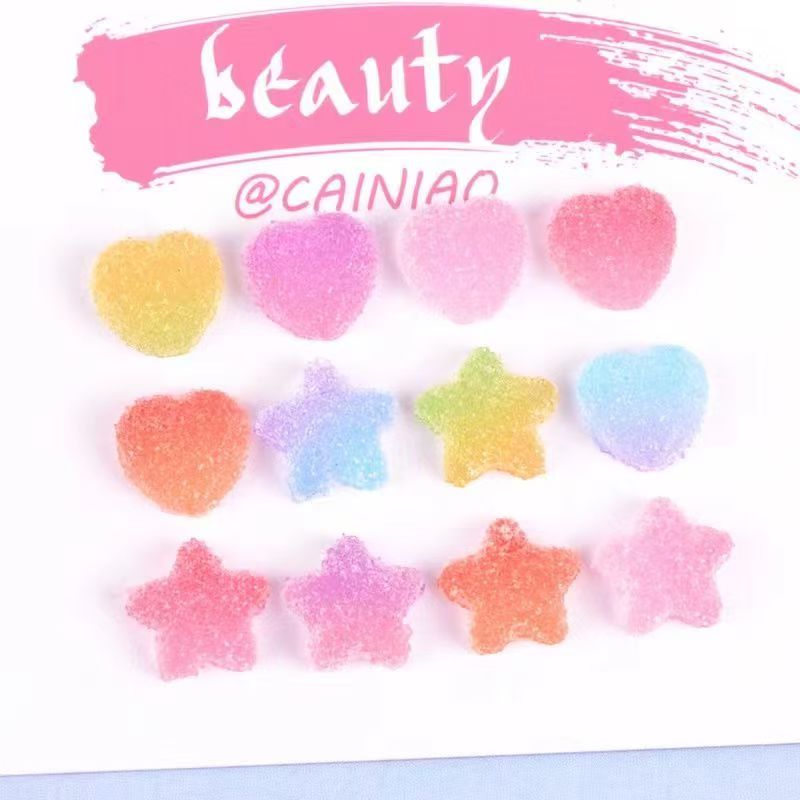 Candy color simulation food star love gummy candy accessories suitable ...
