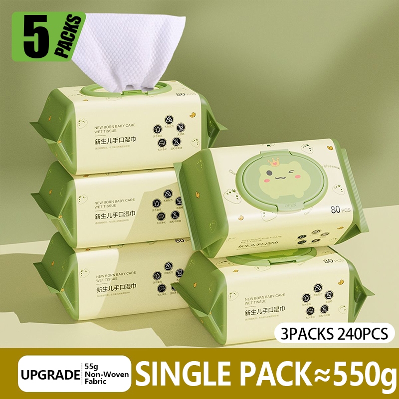 3/5/10pack Wipes for Baby 100pcs Per Pack Organic Baby Wipes (Non ...