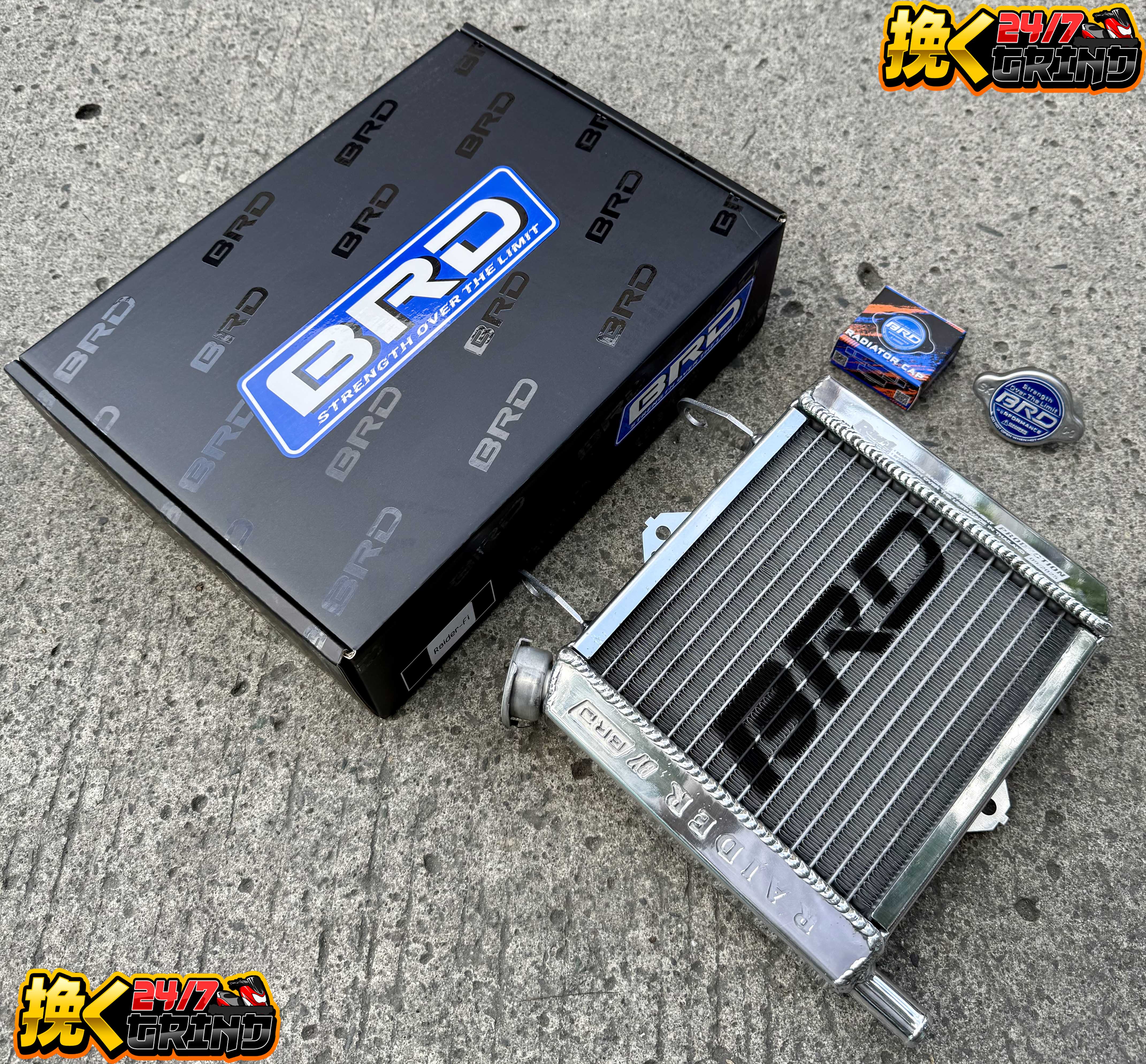 BRD Radiator Raider 150 Fi 2Rows With BRD Radiator Cap | Shopee Philippines