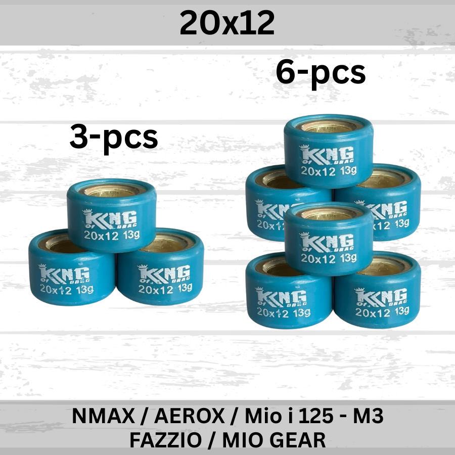 King of Drag CVT pulley Flyball Bola for Nmax V1/V2/V3 / Aerox V1/V2 ...