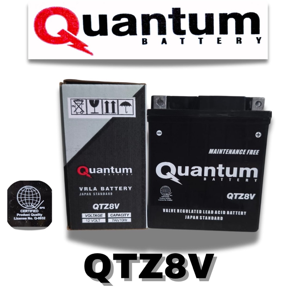 QTZ8V-QUANTUM BATTERY (SUPREMO/VESPA/R3/XMAX/KLX150) | Shopee Philippines