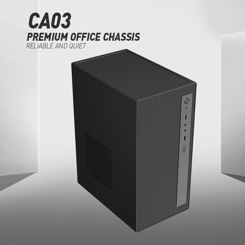Esgaming CA03 Micro ATX/ITX Pc Case Desktop Computer Case Black Office ...