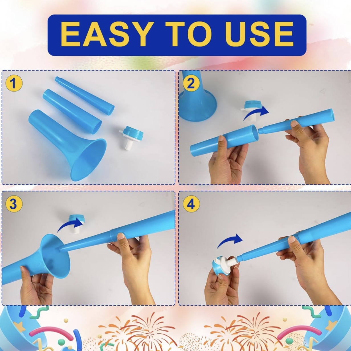 JVL 1/2/3/4Layers torotot,plastic trumpet,loud horn,music toys,noise ...