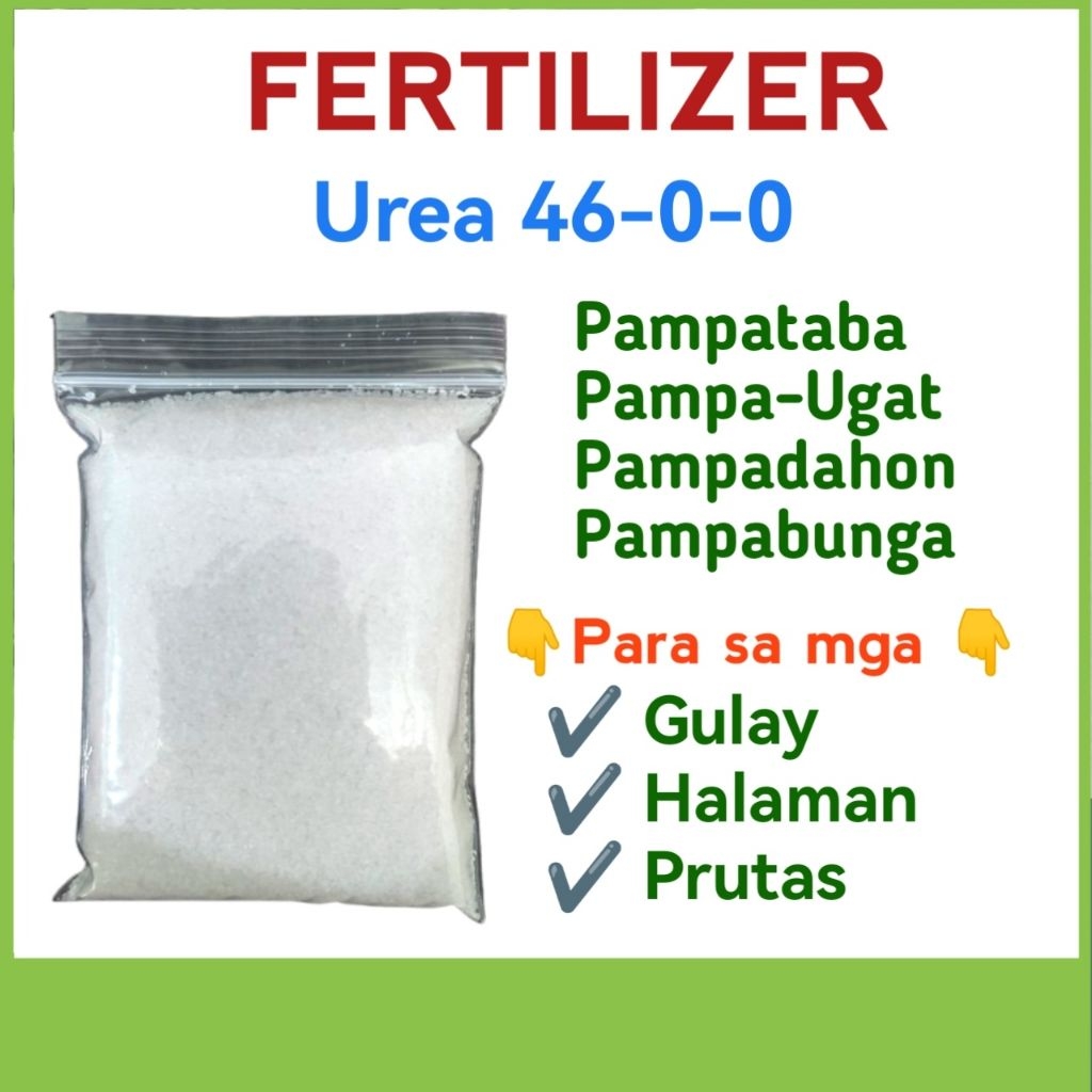 FERTILIZER (Urea 46-0-0) For Vegetables, Plants, Fruits | Shopee ...