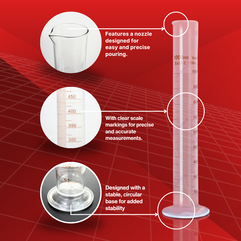 SURRMED Graduated Cylinders | Accurate & Reliable Liquid Measurement ...