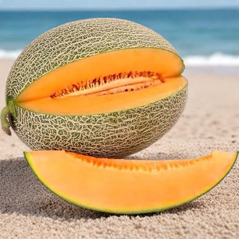 (20 pcs) Legit Sweet Cantaloupe Melon Seeds Hami Melc Fruit Seeds ...