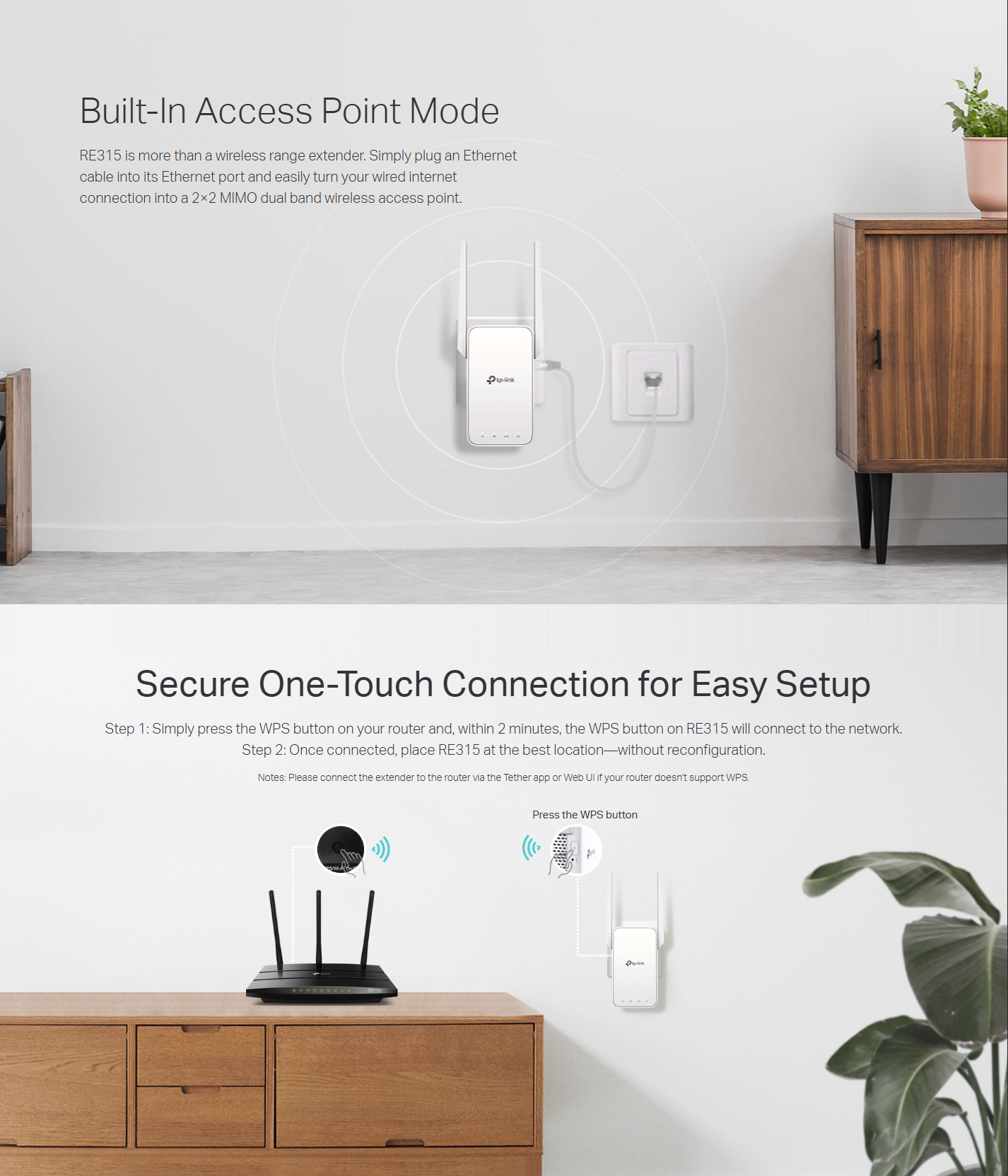 TP-Link RE215 AC750 / RE315 AX1200 Wi-Fi 5 Range Extender | Shopee ...