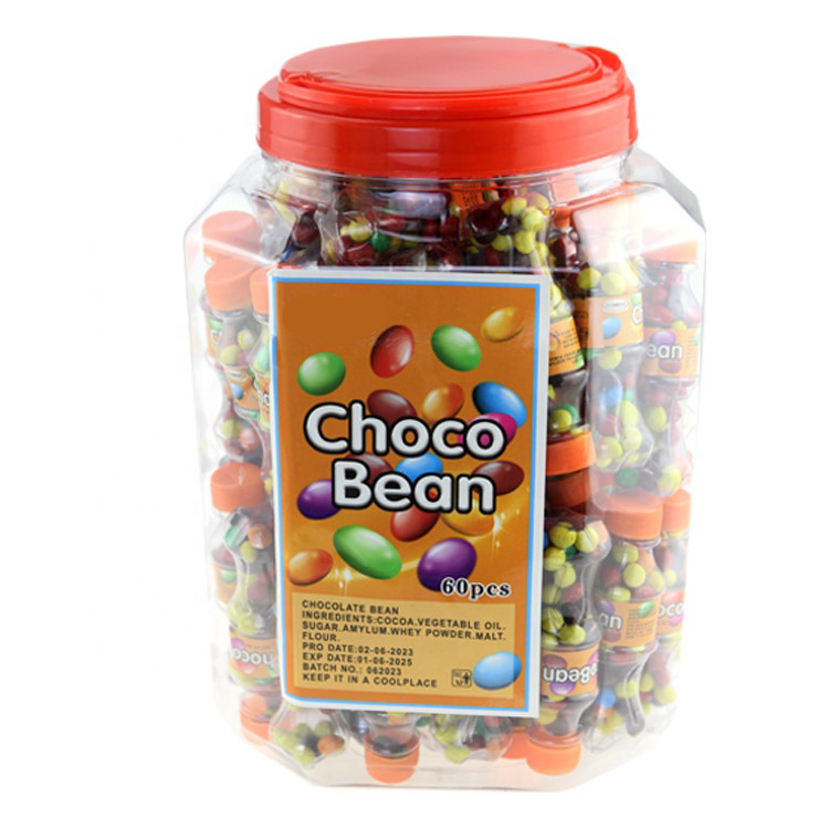 Wholesale Sugar Coated Colorful Chocolate Bean Sweet Chocolate Beans ...