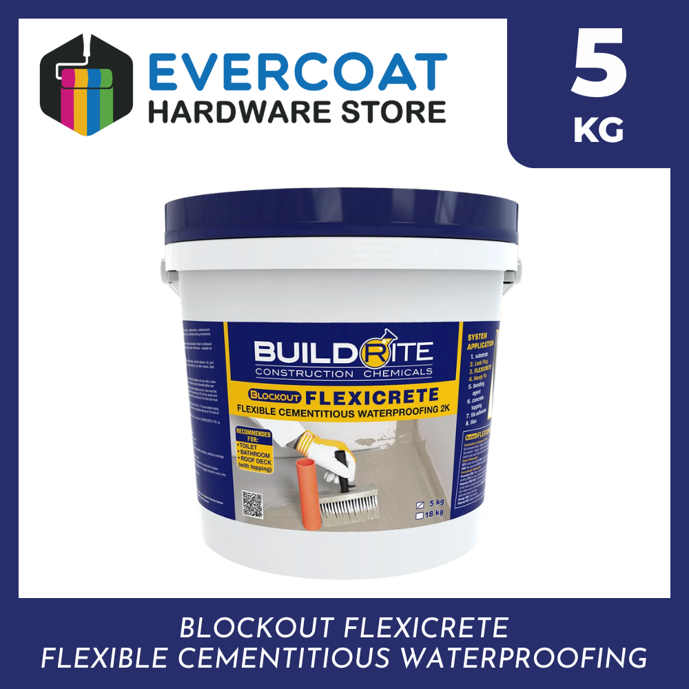 Buildrite FLEXICRETE Flexible Cementitious Waterproofing 2-Component ...