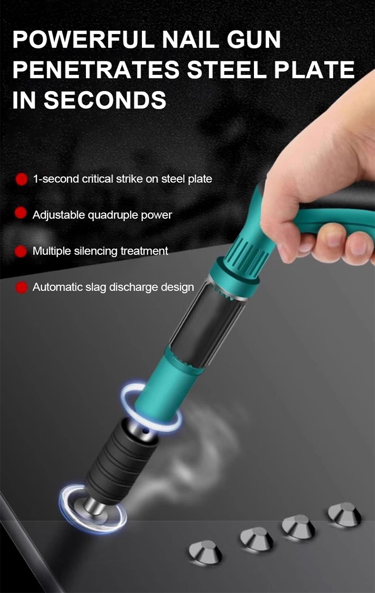 Autox Electric Nail Gun Steel Rebiter Gun Rivet Tools Tufting Gun ...