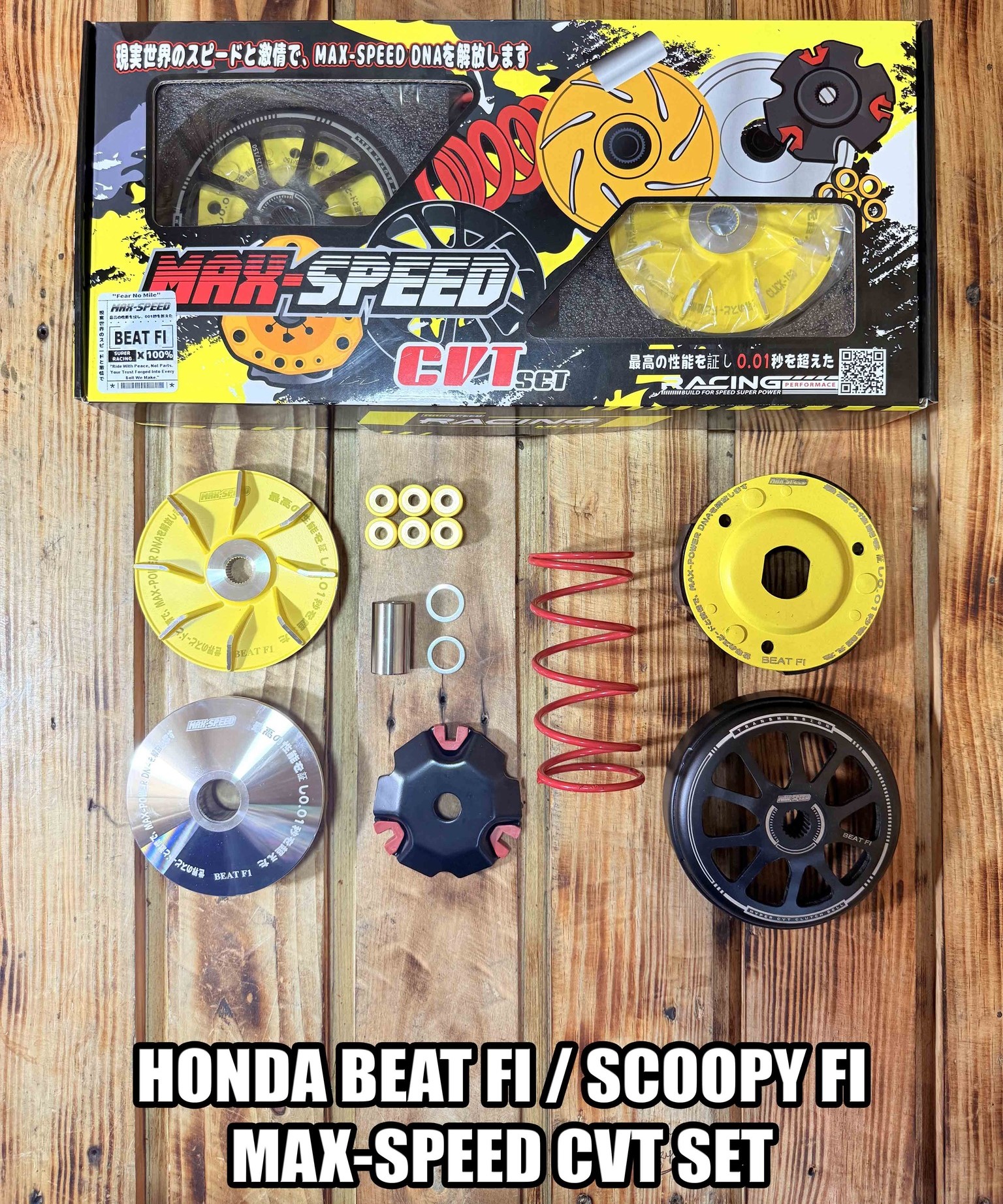 MAX-SPEED RACING CVT SET 100% MADE IN TAIWAN MIOLS1 | Shopee Philippines