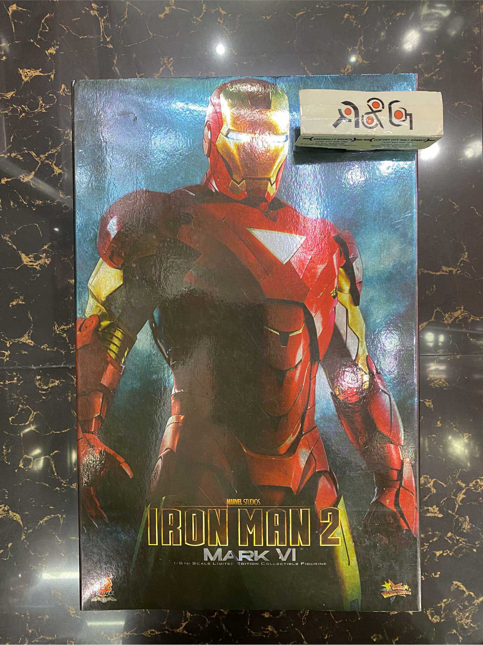 (R&G1) [BIB] Hot toys MMS 132 Iron Man 2 - Mark VI 1/6 Scale Figure ...