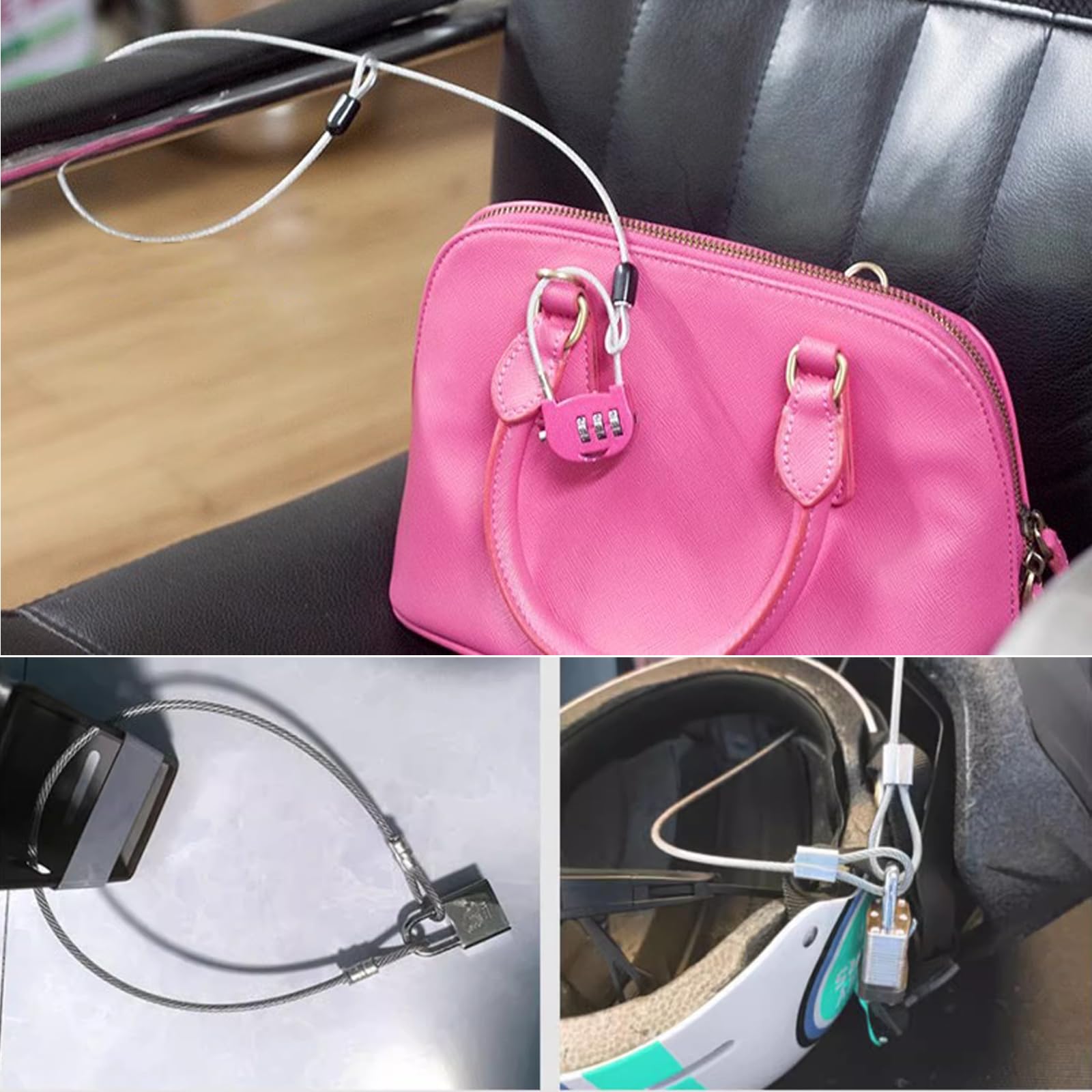 1.5M 2M Duty Wire Rope Line Security Cable for Anti Theft Bicycle ...