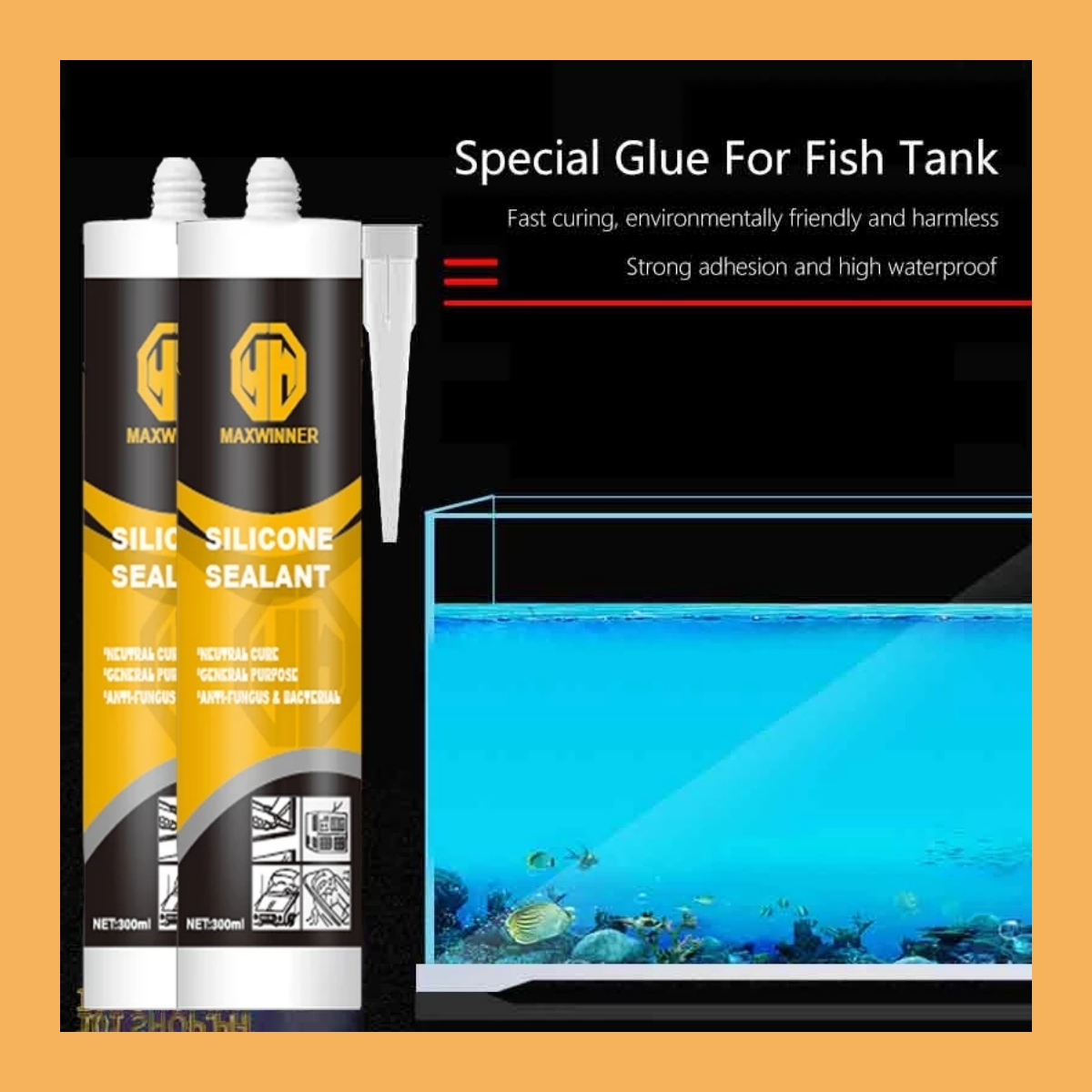 Silicone Sealant For Fish Tanks Waterproof Aquarium Safe Strong ...