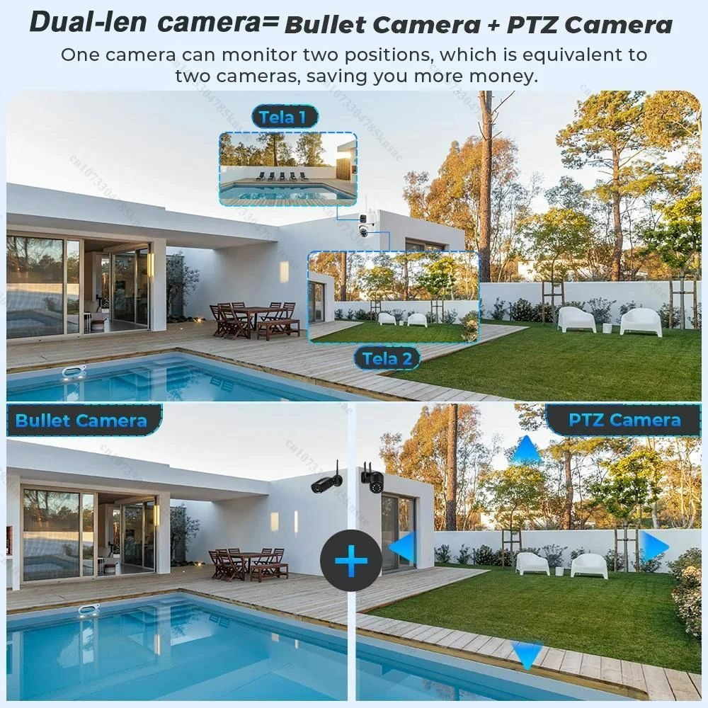 TP-Link Outdoor CCTV Camera With Audio and Speaker Wi-Fi Dual lens ...