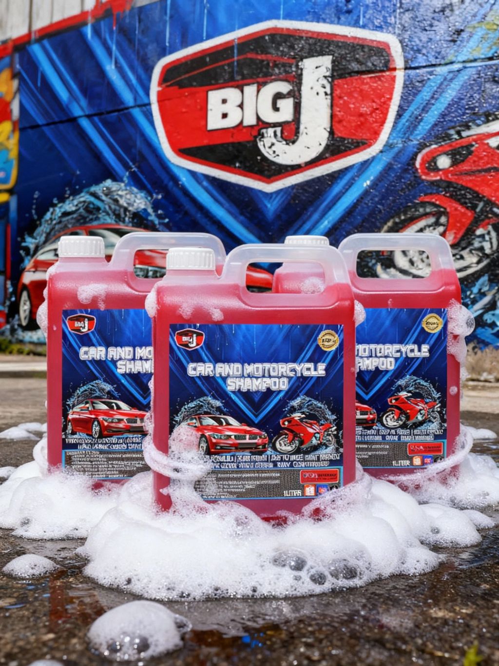 BigJ Car/Motorcycle Shampoo & Degreaser 1Liter Bundle B | Shopee ...
