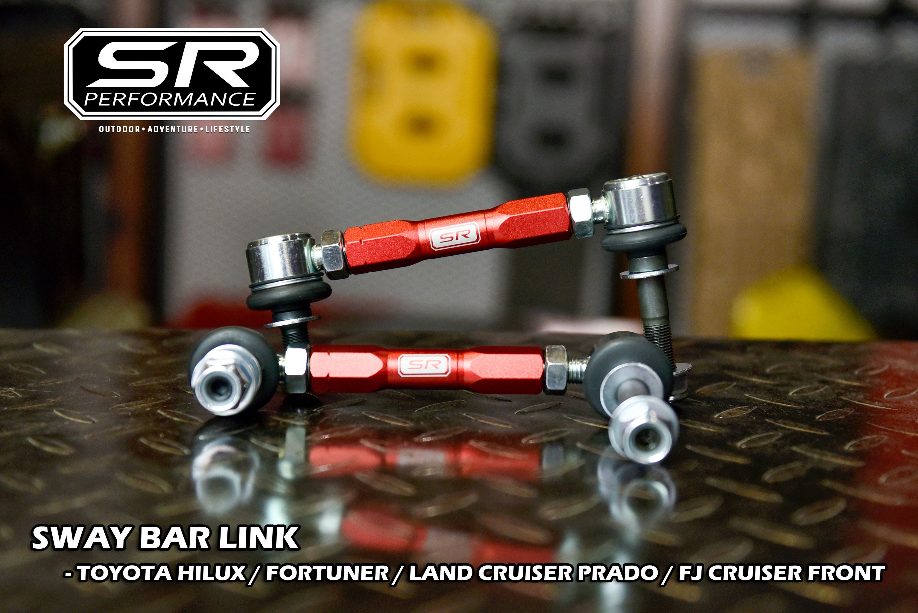 SR Adjustable Sway Bar Link Kits Stabilizer Link Assembly Toyota HILUX ...