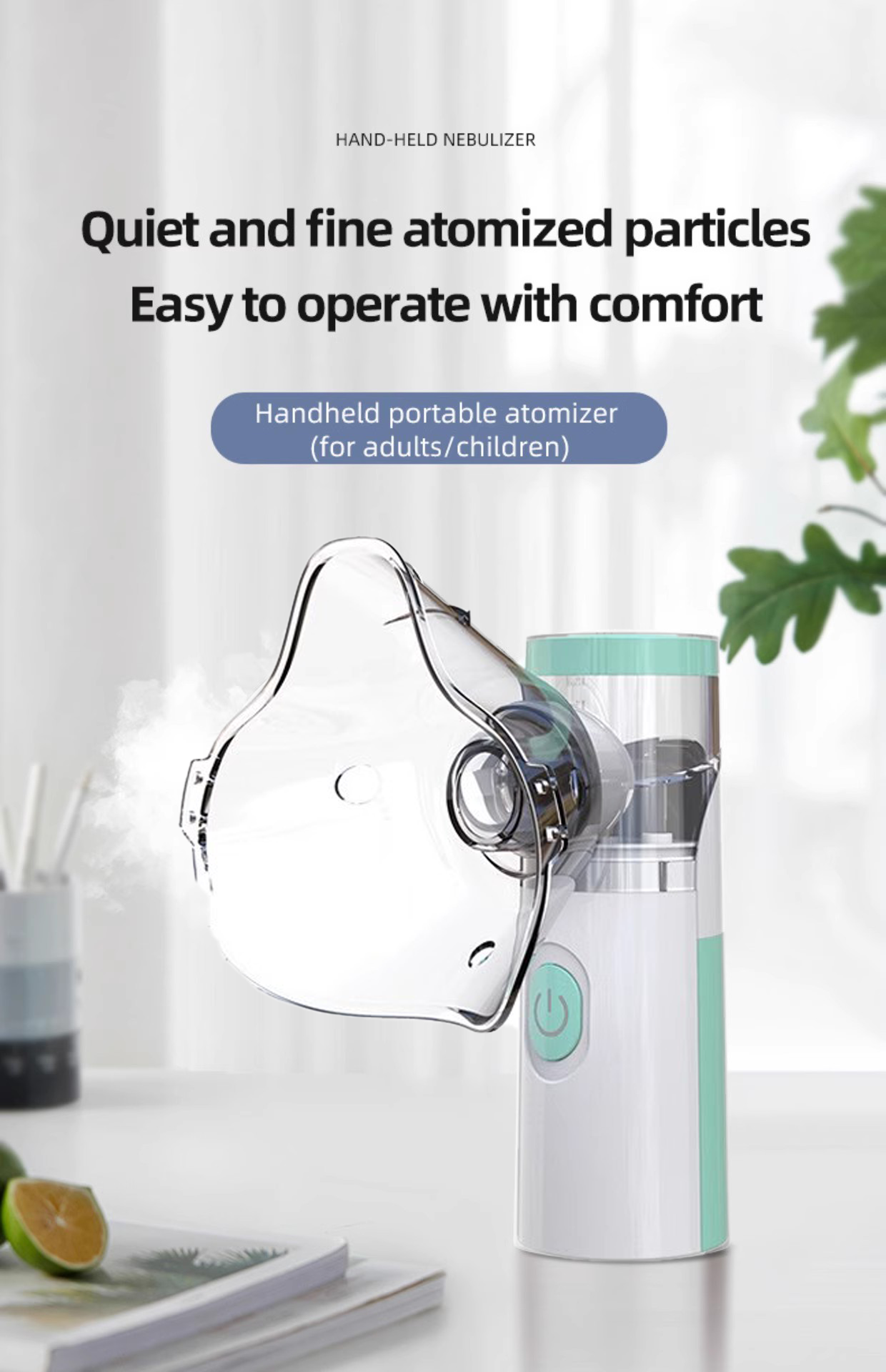 Nebulizer Portable Rechargeable Handheld Medical nebulizer for Asthma ...