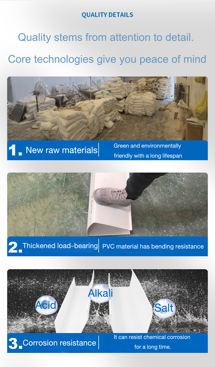 PVC Alulod Roof Gutter 160mm | Rainwater Channel | 4ft Gutter for House ...