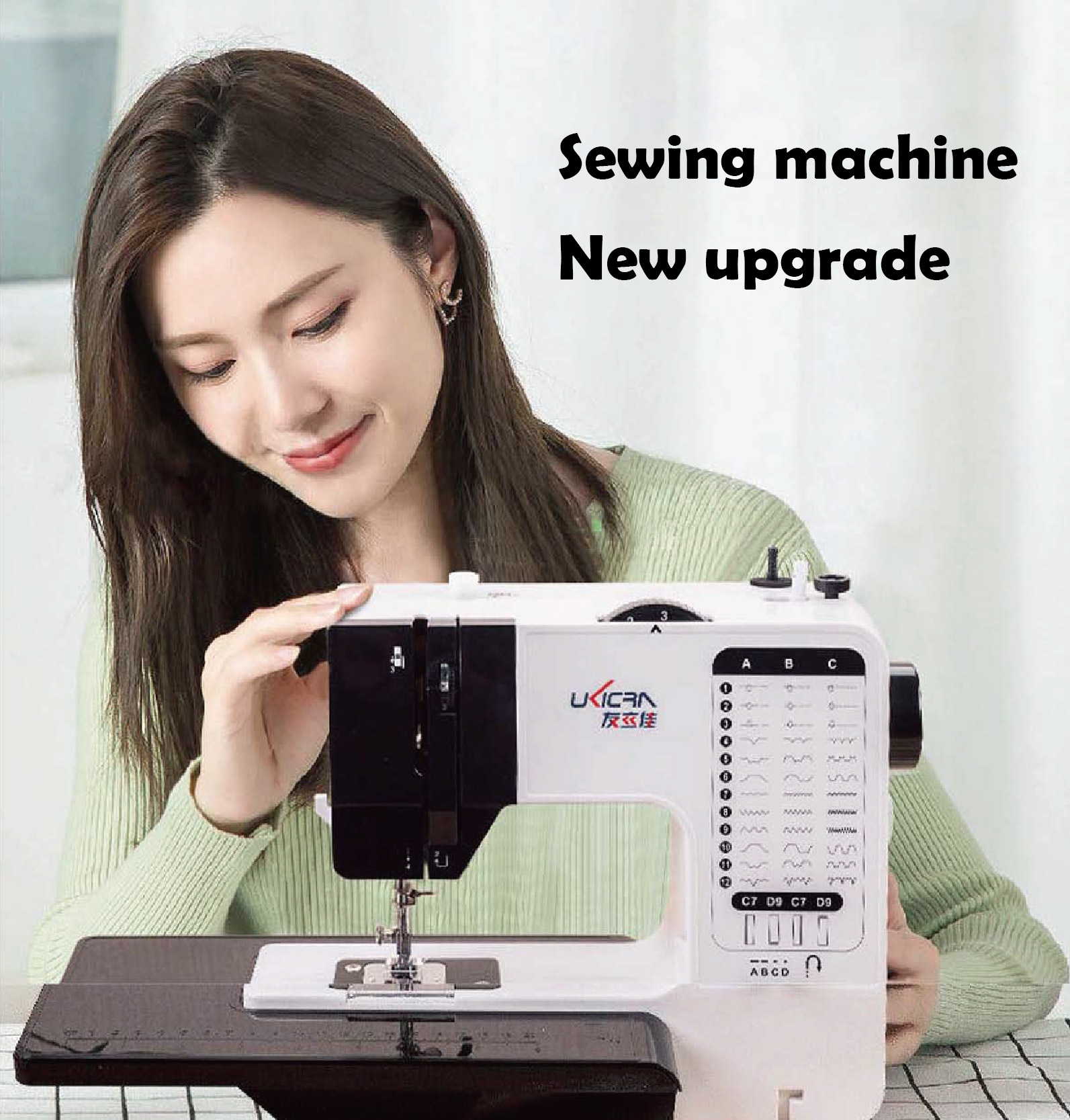 UKICRA 738-38 Multi-function Electric Stitches Medium-sized Knitting ...