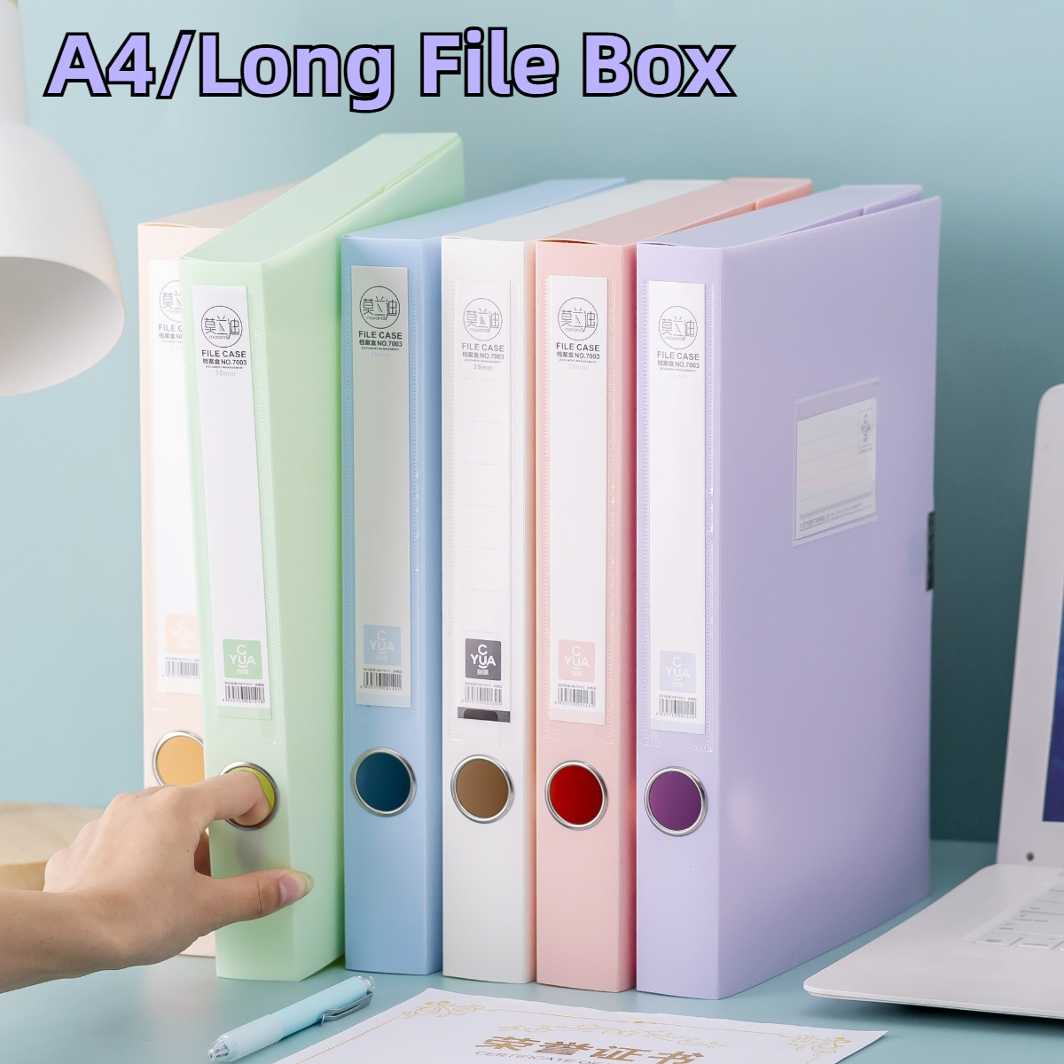 Long File Folder Box Document Box File Organizer Bond Paper Organizer ...