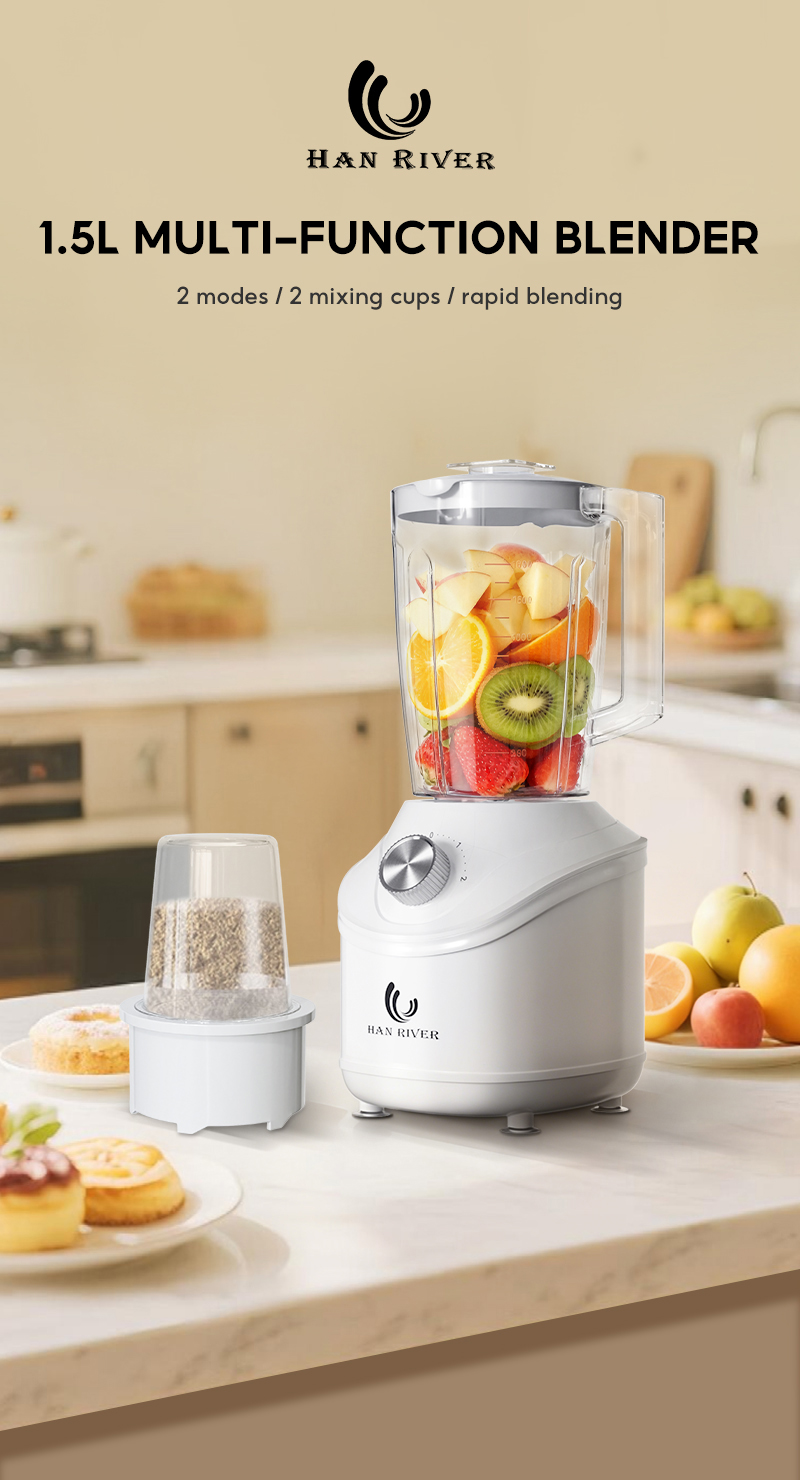 HAN RIVER Juicer Blender Food Processor Multi-functional Blender for ...
