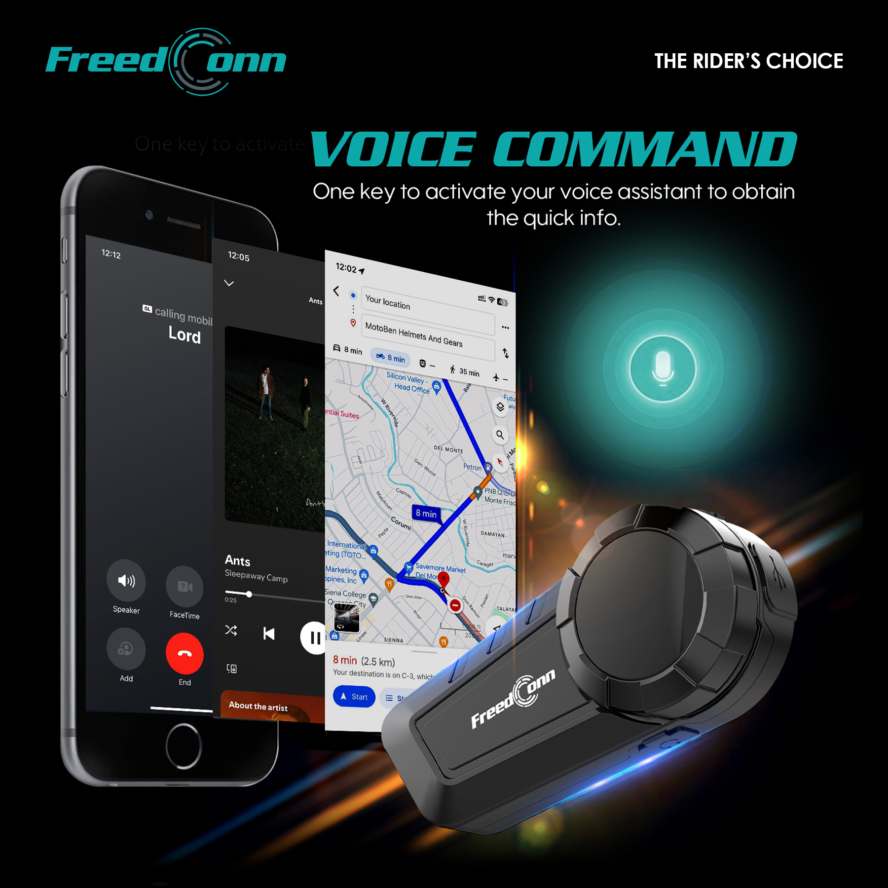 [BUY 1 TAKE 1 SALE] Freedconn KY-Pro Motorcycle Helmet Bluetooth ...