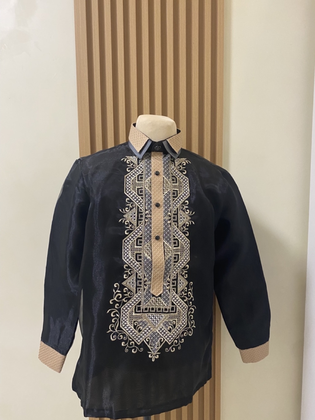 Black Barong Tagalog | Shopee Philippines