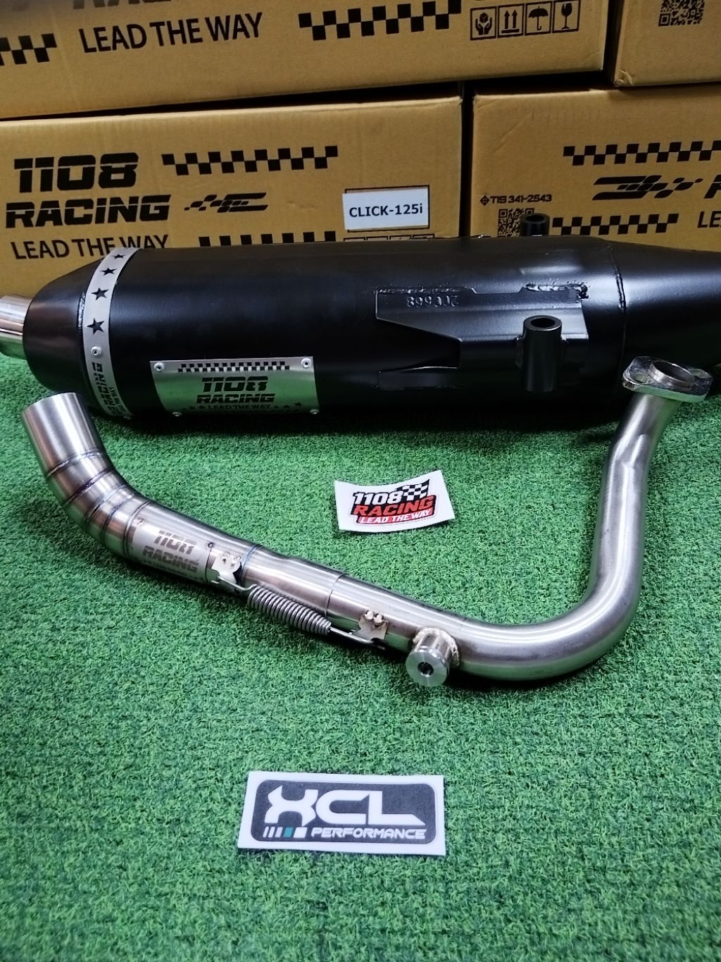 Smok 1108 Racing Exhaust Pipe for Mio I125 NmaxV2 Click125i & PCX160i ...