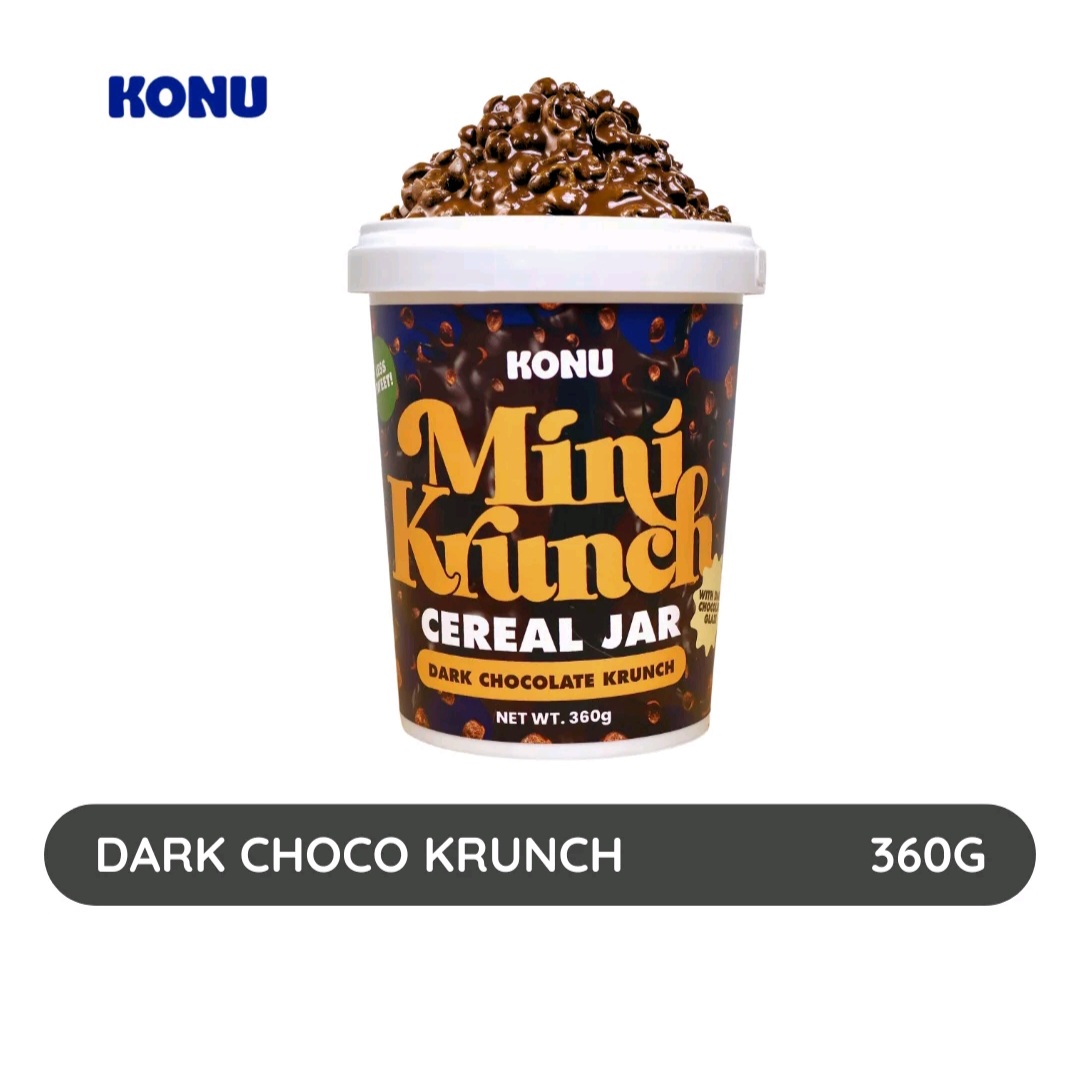 KONU Mini Krunch Dark Choco 360g | Shopee Philippines