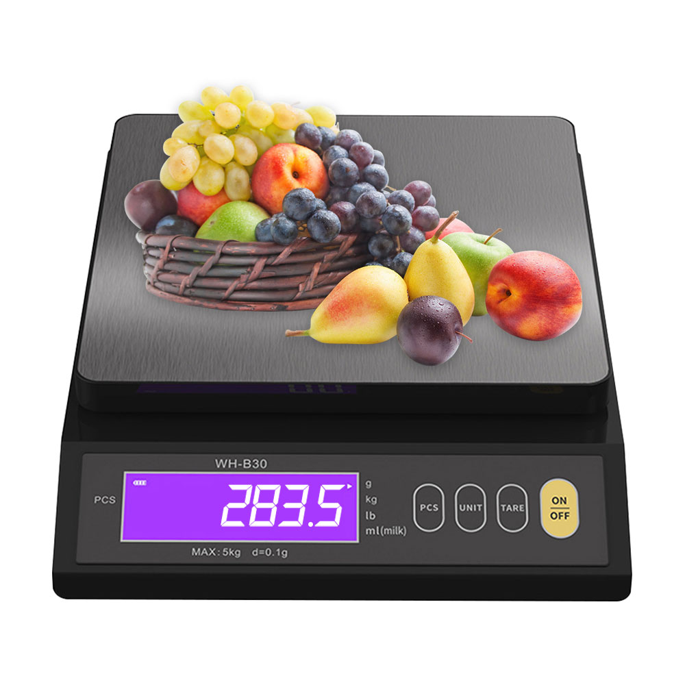 5/10kg digital electronic kitchen scale, LCD display, fully waterproof ...