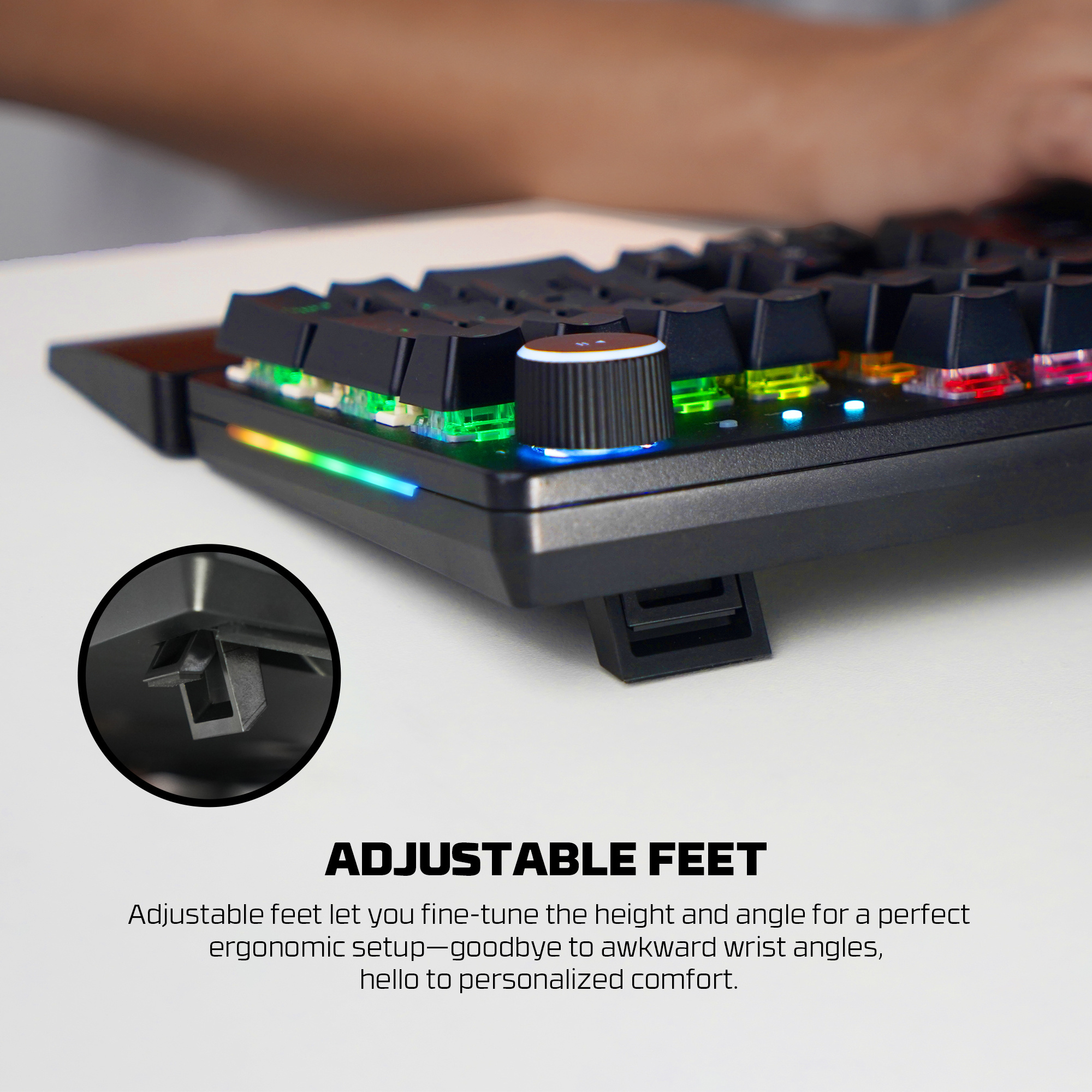 Fantech MAXPOWER II MK894 Mechanical Gaming Keyboard with 5-PIN Hot ...
