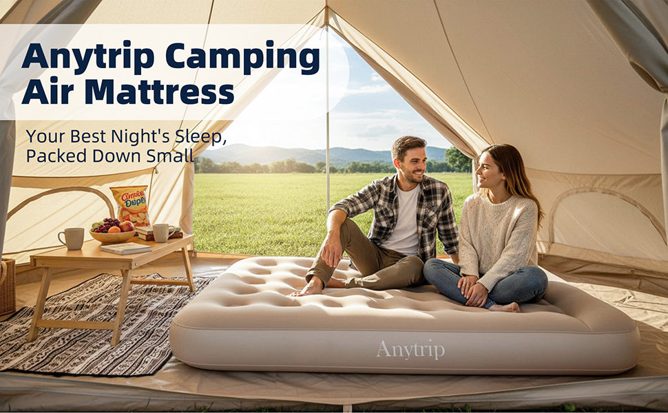 【Top 1 Seller】Double or Single Inflatable Air Bed King Size for Camping ...