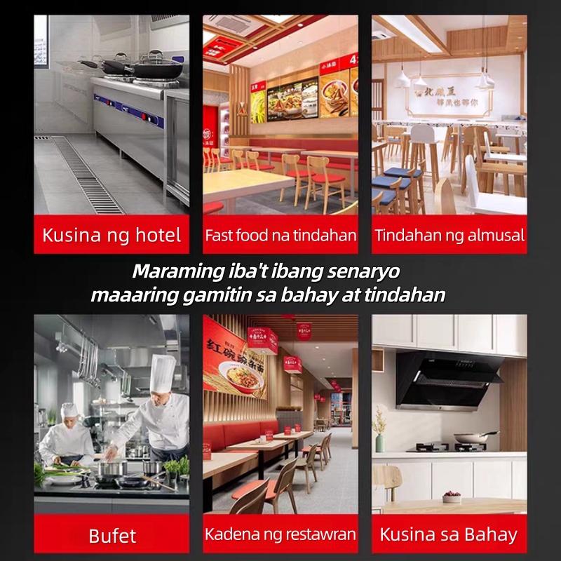 Filter ng kanal sa sahig para sa kusina, pantanggal ng bara at panala ...