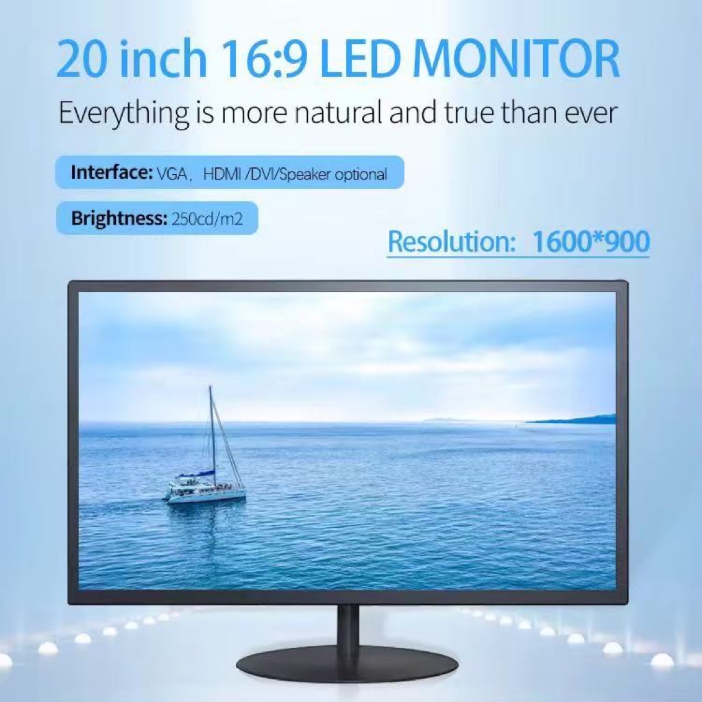 PrinDex Bnew 19/20/20.1/23.8/27inch LED Monitor FHD Gaming computer ...