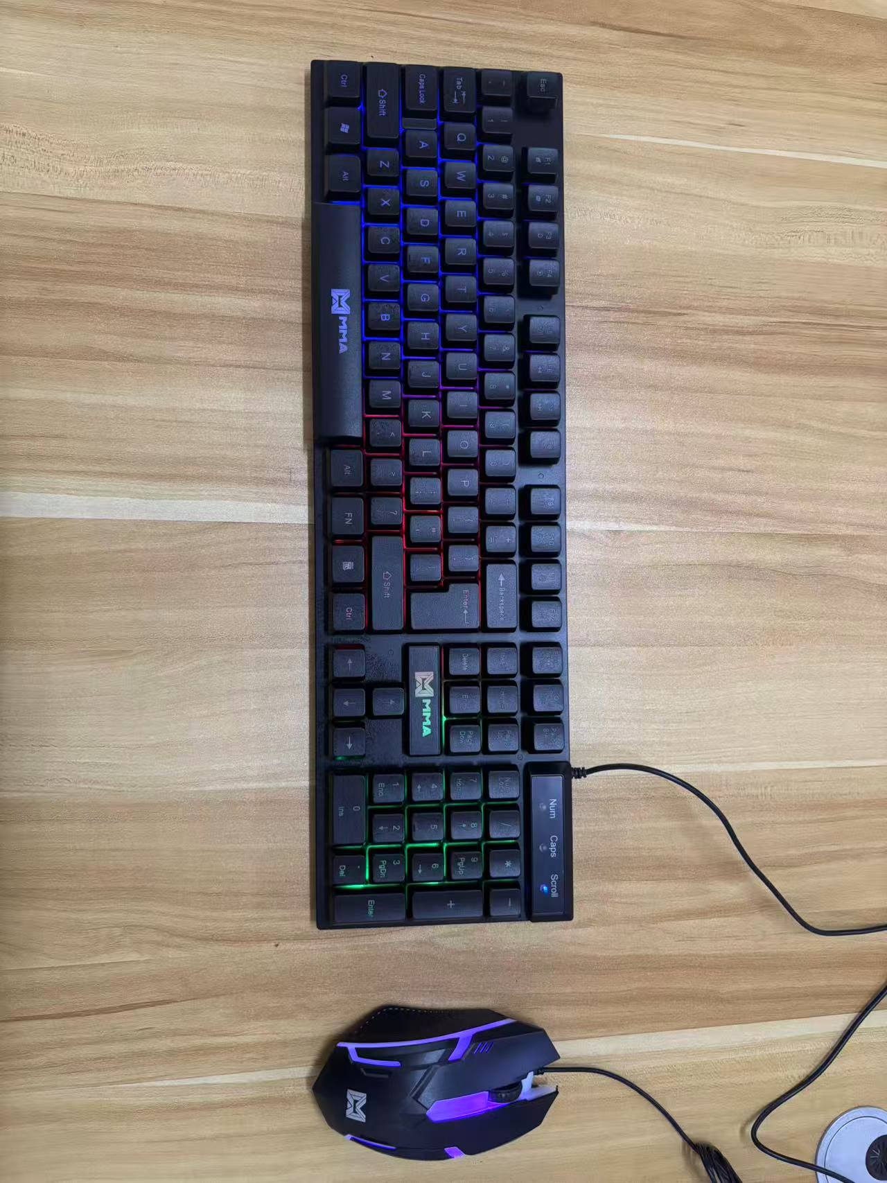 MMA Gaming Keyboard and mouse Bundle km-300 black | Shopee Philippines