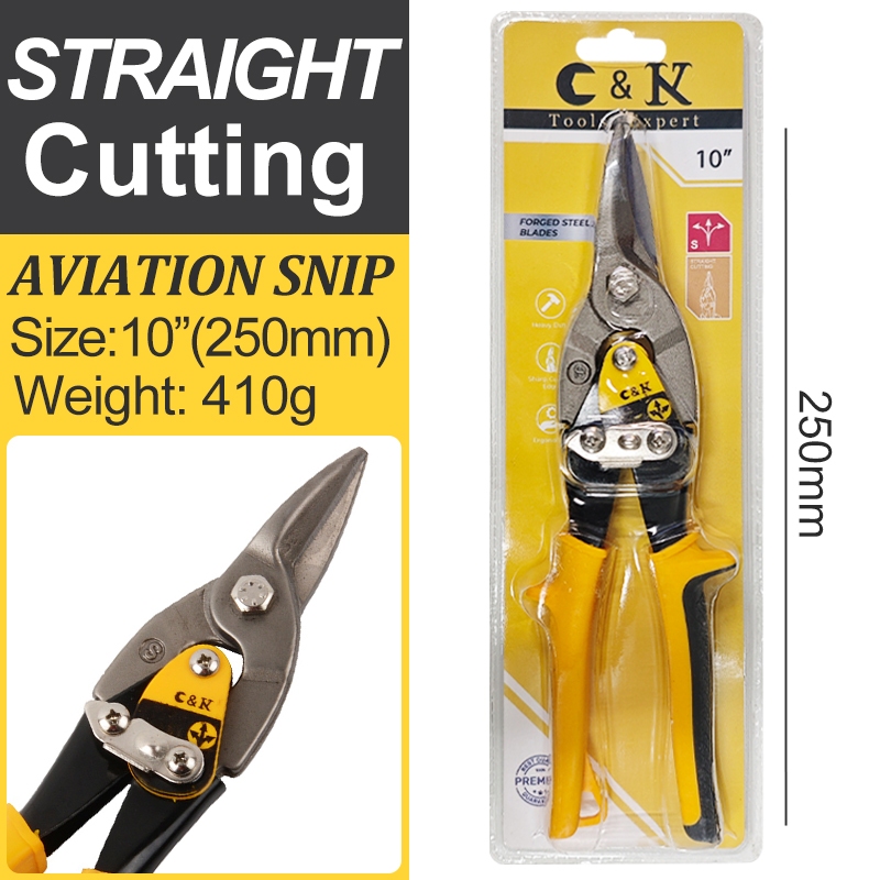 Aviation Snips 10" Left/ Straight/ Right Tin Snip Scissors Steel ...