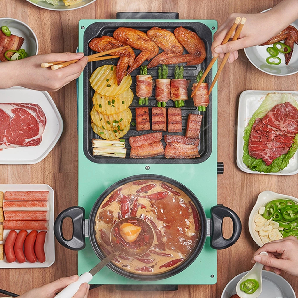 Toha bbq grill Barbecue Multi-Function Skewer Cooker Electric Bbq Pan ...