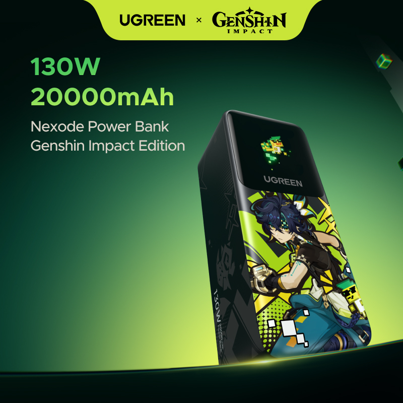 UGREEN Nexode Power Bank Genshin Impact Edition Kinich 20000mAh 130W ...