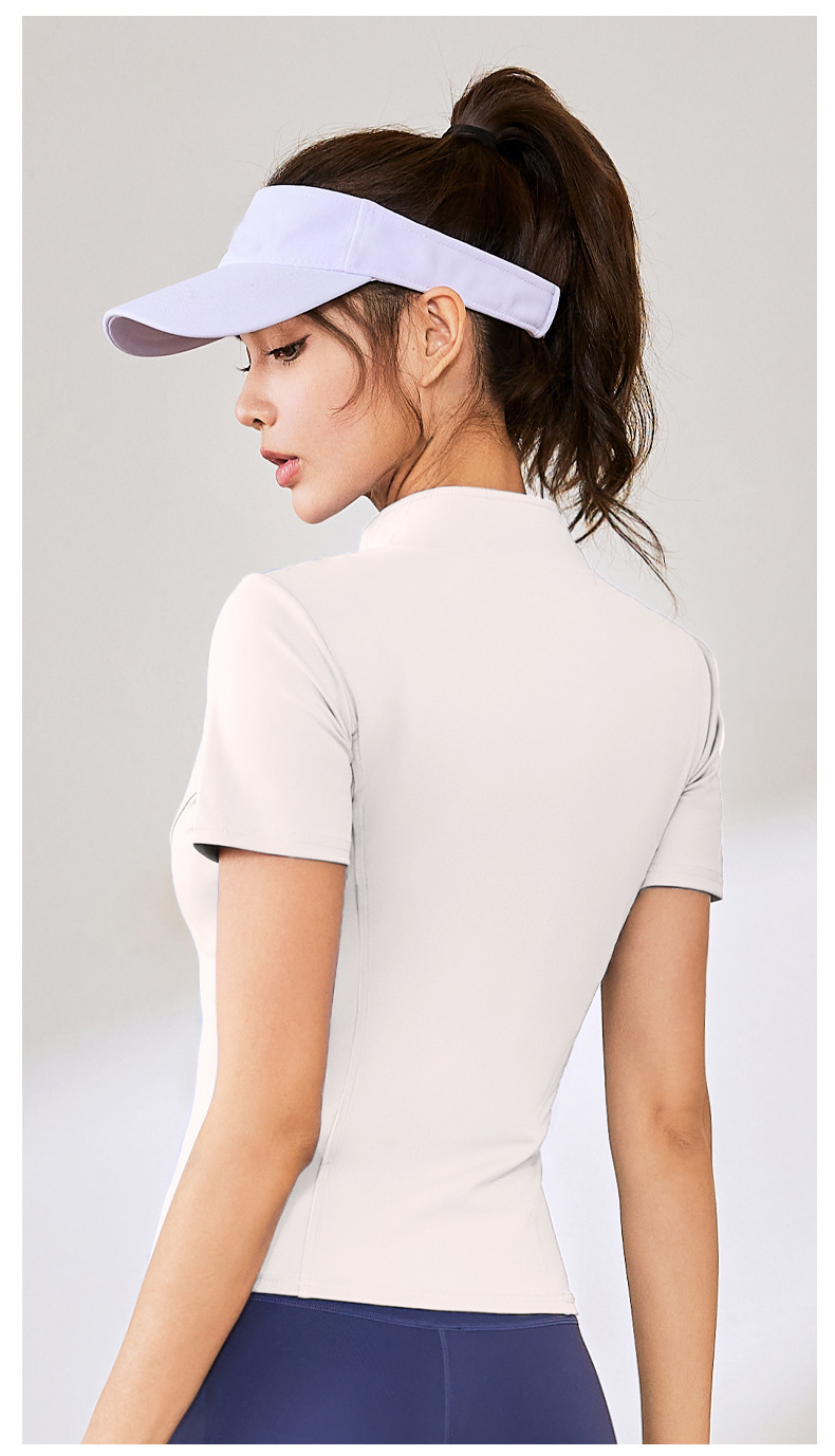 Yoga Jacket and Shorts Sports Set Women Qucik Dry Stretchable Light ...