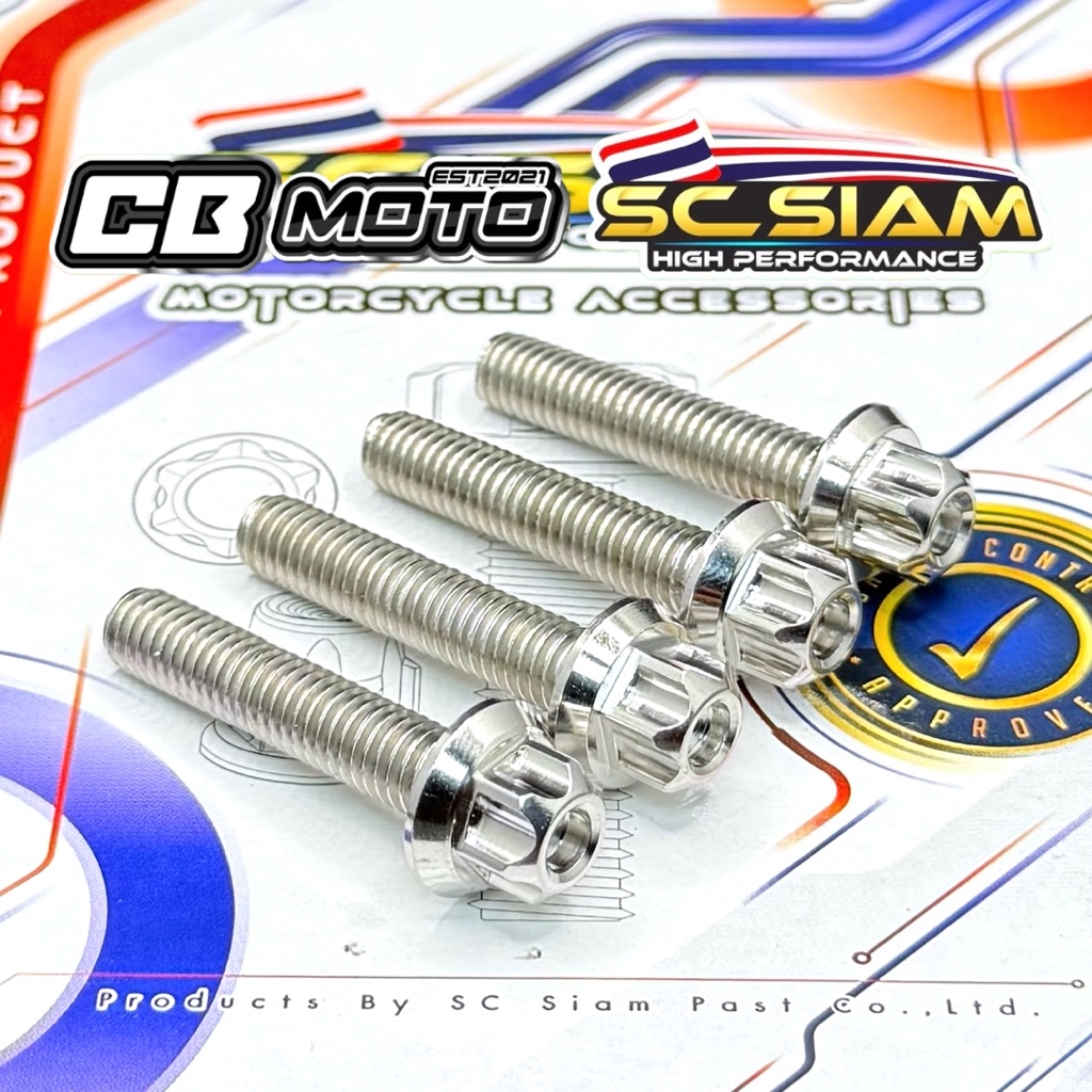 HENG / SC SIAM RADIATOR BOLTS LONG FOR AEROX V1 &V2 S W/ OR W/O WASHER ...