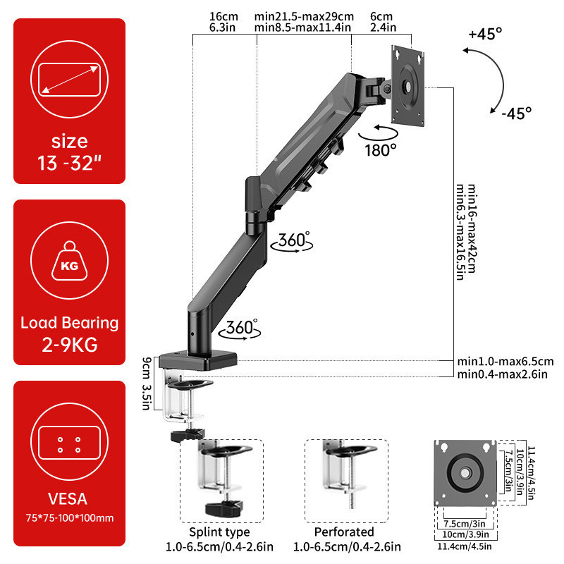 Monitor stands laptop Arm Mount 360 Degree Rotation | Shopee Philippines