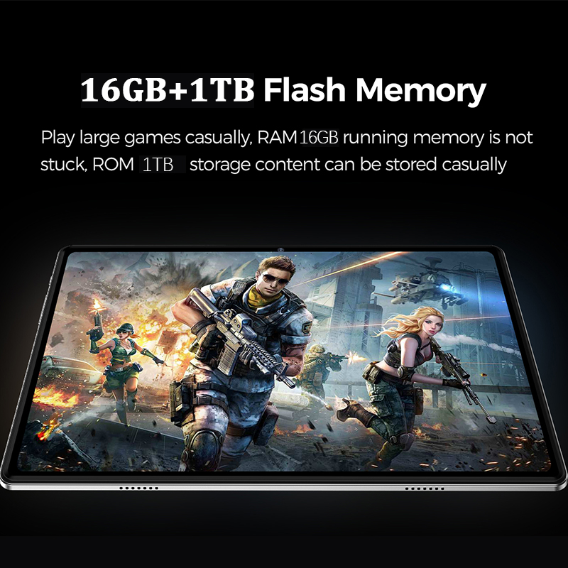 Spark Max Original Tablets 10.1 Inch 16GB + 1TB Storage Android 15 ...
