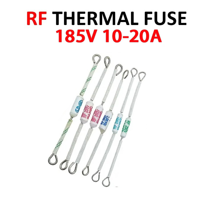 Ceramic Temperature Fuse 250V 10A 15A 20A RF Thermal Fuse For Rice ...