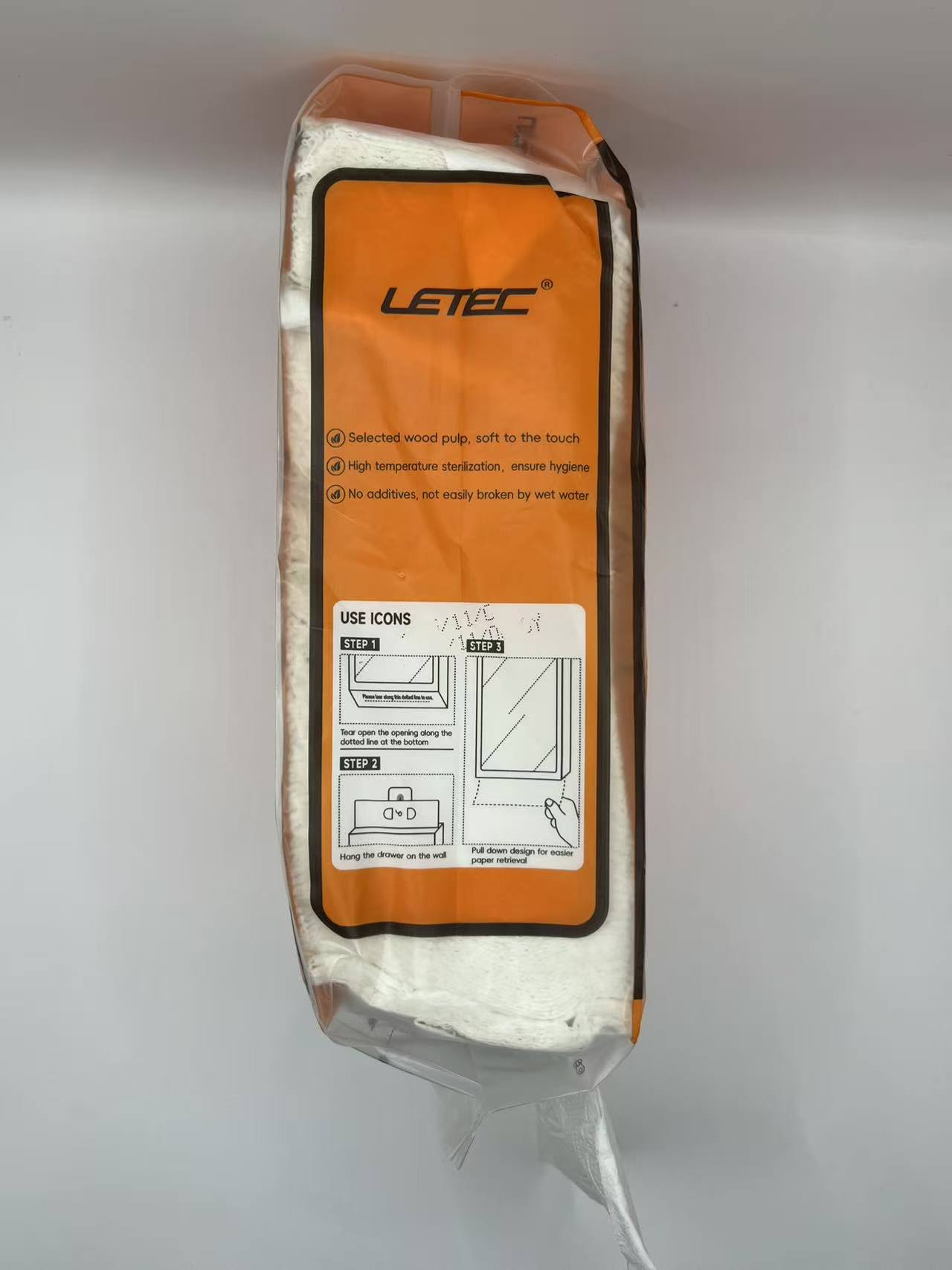 Natural Wall Mounted Facial Tissue Paper Soft and Absorbent Wall ...