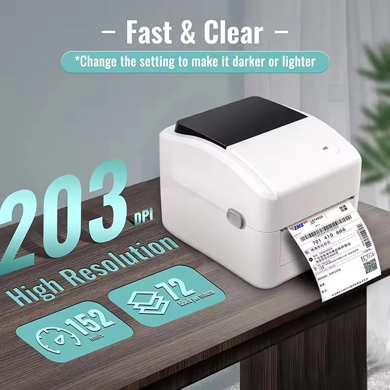 High-Speed USB Port Thermal Printer Label Barcode Printer Thermal ...